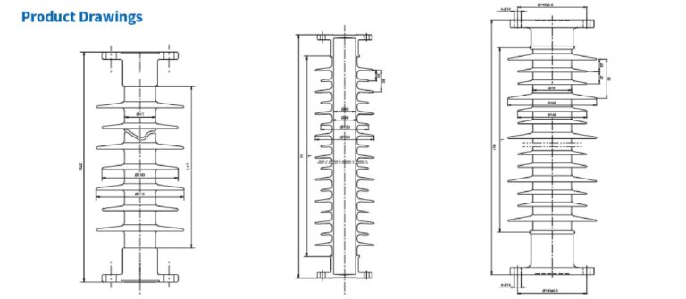 Composite Post Insulators - Macro Stone